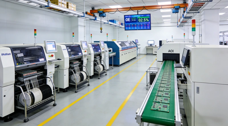 What is Philifast’s SMT Production Line Process? - Chinese PCB ...